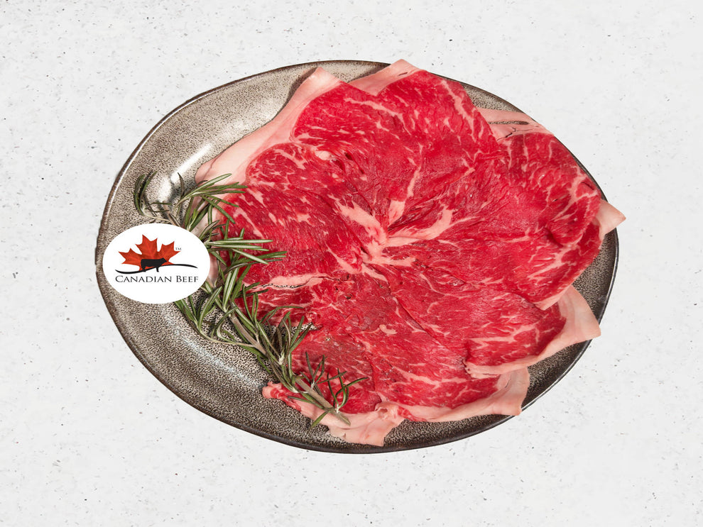 Canadian AAA Grade Striploin Shabu Shabu Beef Slices – Dish The Fish