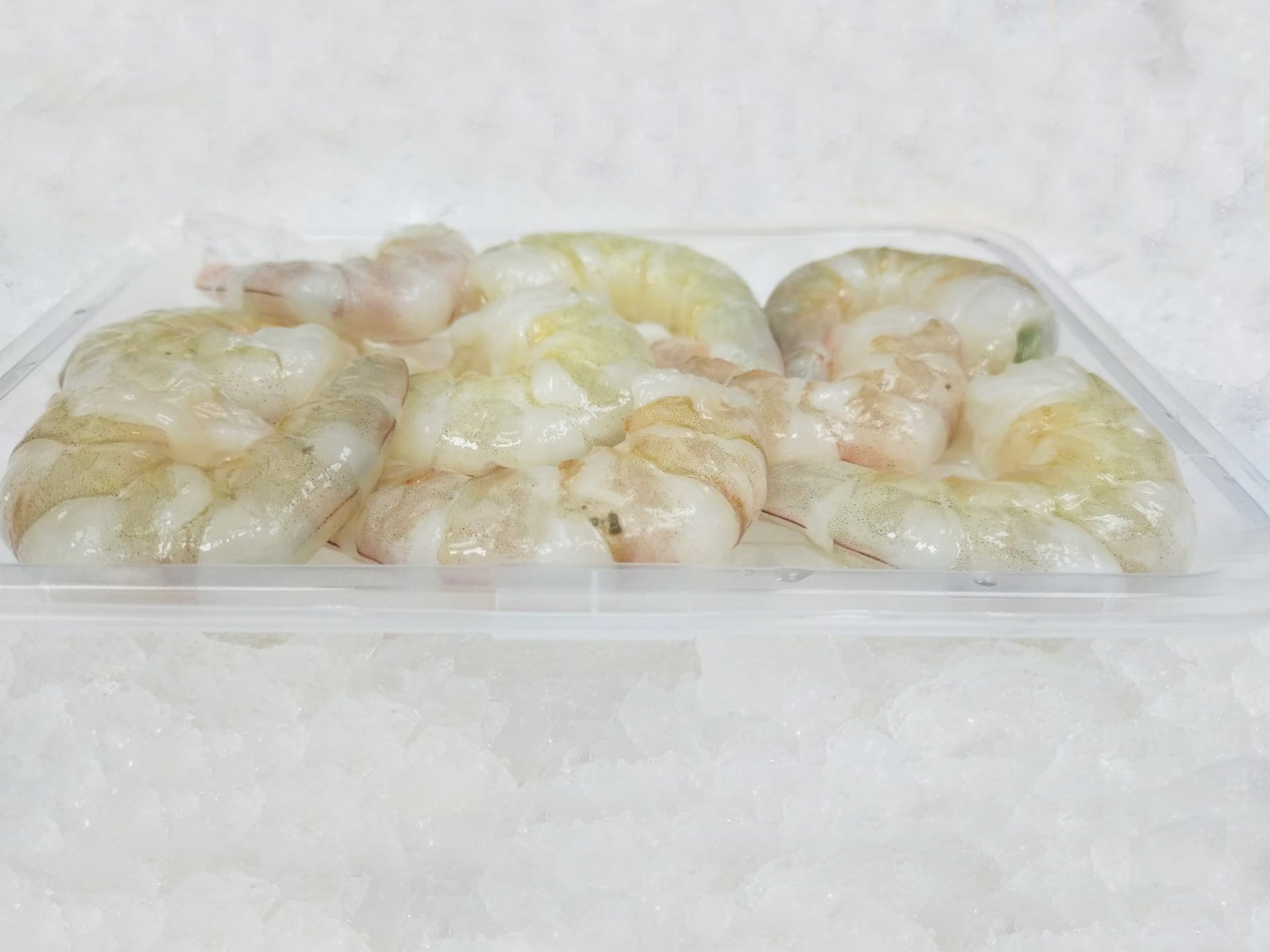 Wild Freshly Hand Peeled Sea White (Ang Kar) Prawns (medium size ...