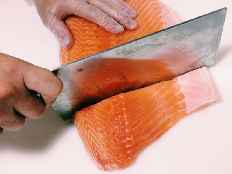 Salmon Fillet Slab (about 1.5kg, skin-on) – Dish The Fish